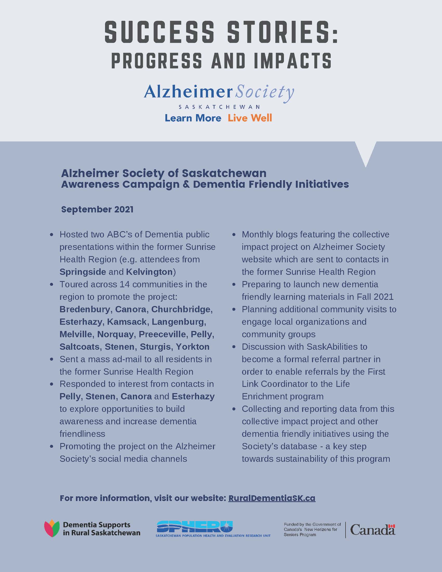 Success Stories: Progress and Impacts